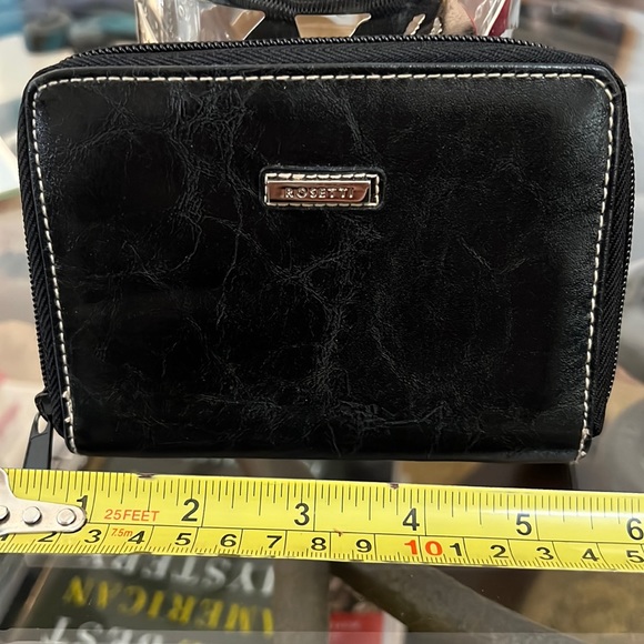Rosetti | Bags | Rossetti Full Zip Close Wallet Black | Poshmark